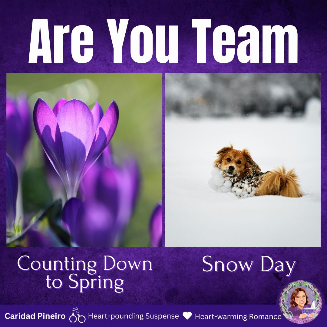 Team Snow Day or Spring Countdown - Caridad Pineiro® Romance Author